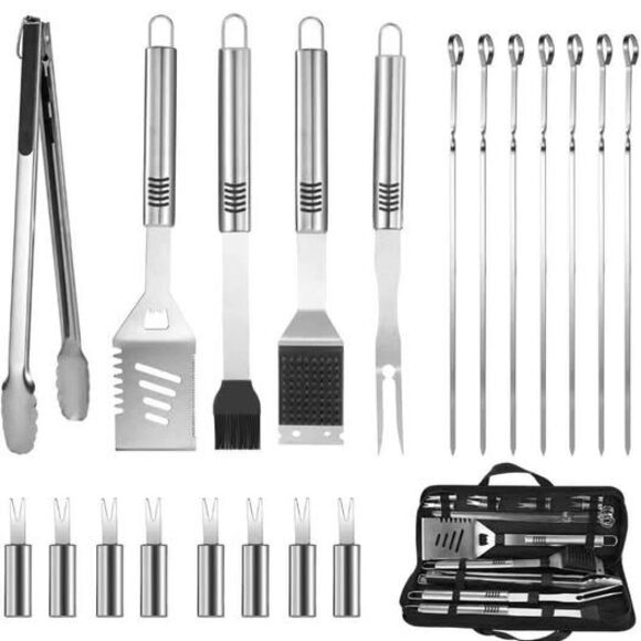 Kitchen | 16 Stainless Steel Grilling Tools Set | Poshmark